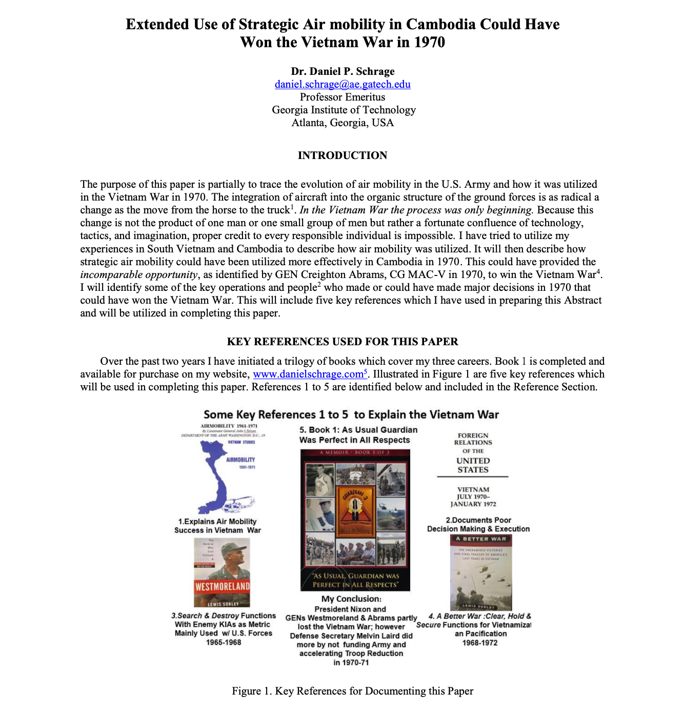 Articles – Daniel P. Schrage